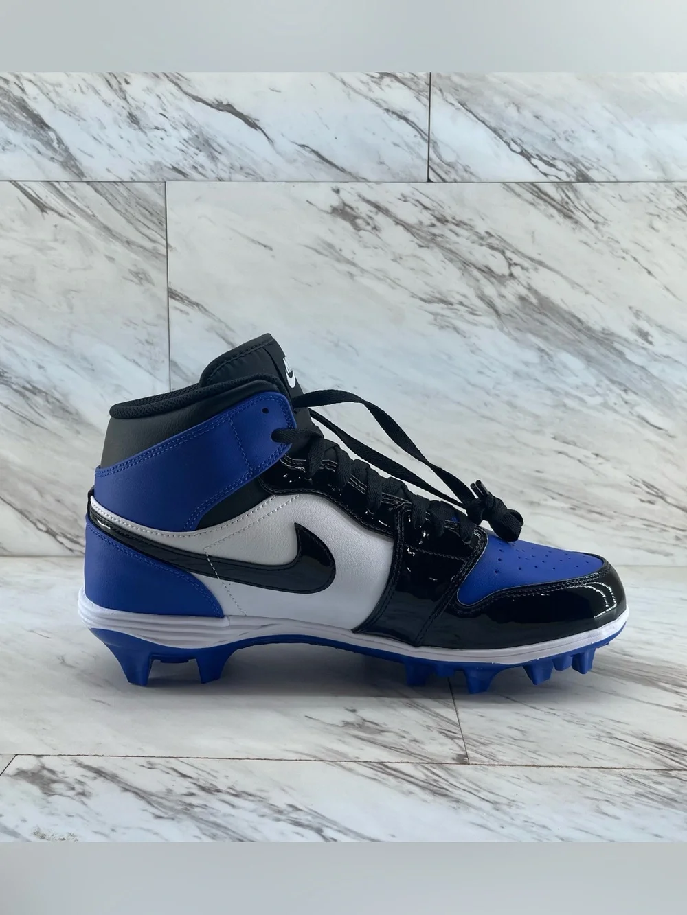 Nike | Shoes | Nike Jordan Retro Mcs Football Cleats Game Royal Blue ...